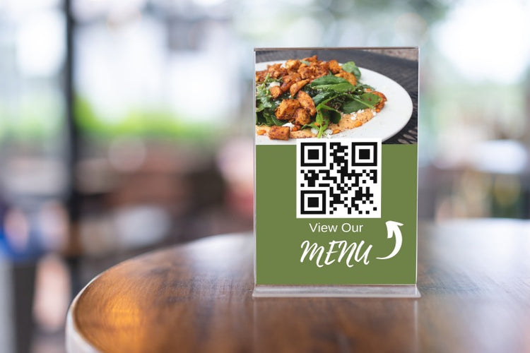 Making QR Codes Easily Accessible with Acrylic Sign Holders – Plastic ...